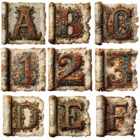 Medieval Alphabet, Illuminated Letters, Letter Art, Medieval Font, A-Z ...