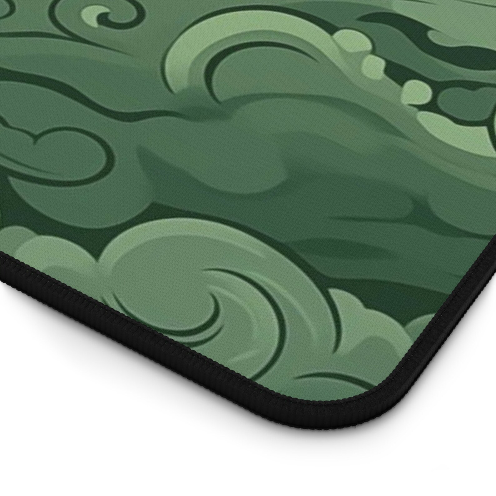 Primordial Earth Mousepad, Swirling Sage Green Desk Mat, Desk Mat ...