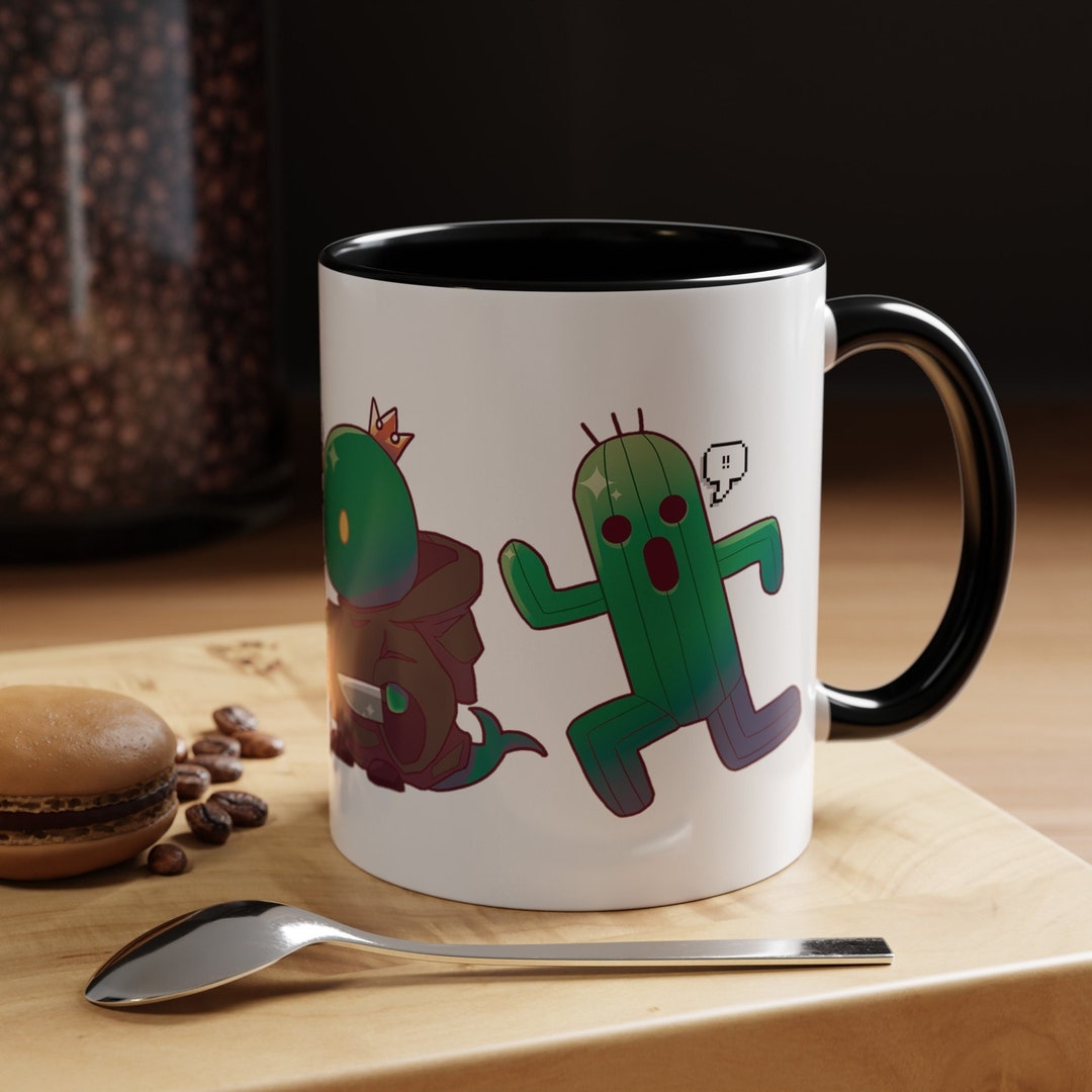 Final Fantasy Mug, JRPG Gift Tonberry Chocobo Cactuar Kupo FF Gaming ...