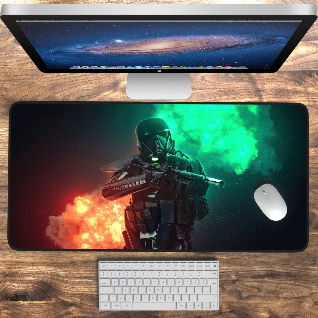 Stormtrooper Desk Mat, Sci-fi Extra Large Mouse Pad, Mouse Mat, Desk ...