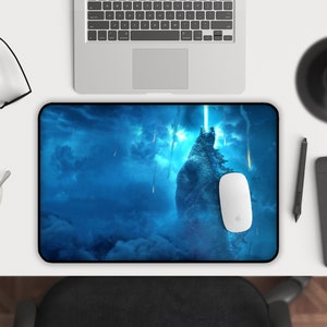 Godzilla Desk Mat Sci-fi Extra Large Mouse Pad Gaming, XXL Desk Pad ...
