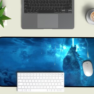 Godzilla Desk Mat Sci-fi Extra Large Mouse Pad Gaming, XXL Desk Pad ...