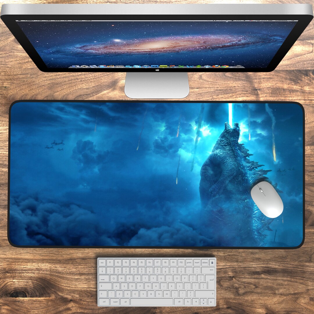 Godzilla Desk Mat Sci-fi Extra Large Mouse Pad Gaming, XXL Desk Pad ...