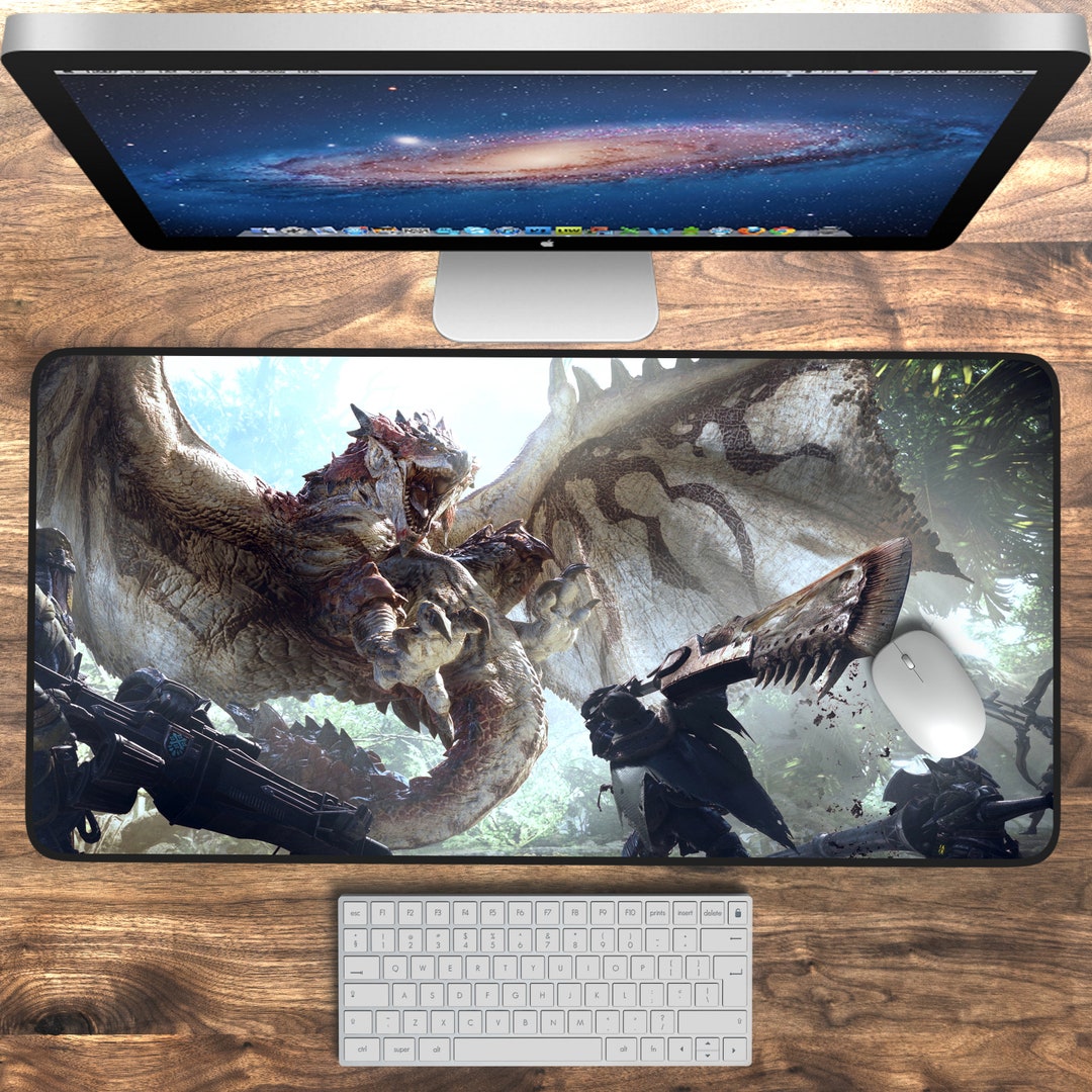 Monster Hunter XXL Mouse Pad, MHW Gaming Desk Mat XL, Mousepad Deskmat ...