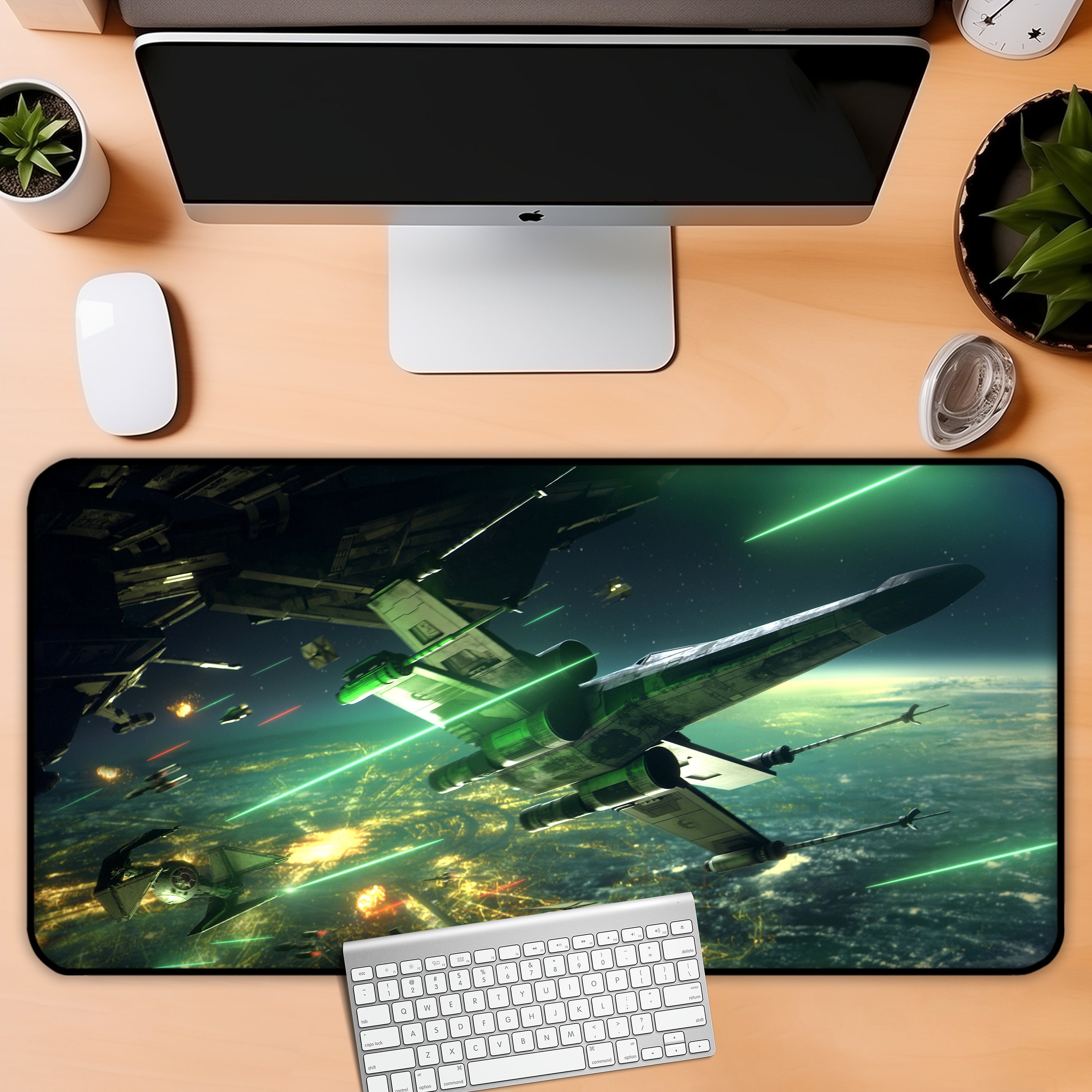 Sci-fi Extra Large Mouse Pad, Starwars Desk Mat Mousepad XL, Mouse Mat ...