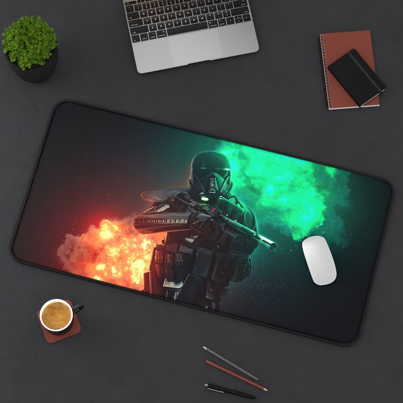 Stormtrooper Desk Mat, Sci-fi Extra Large Mouse Pad, Mouse Mat, Desk ...