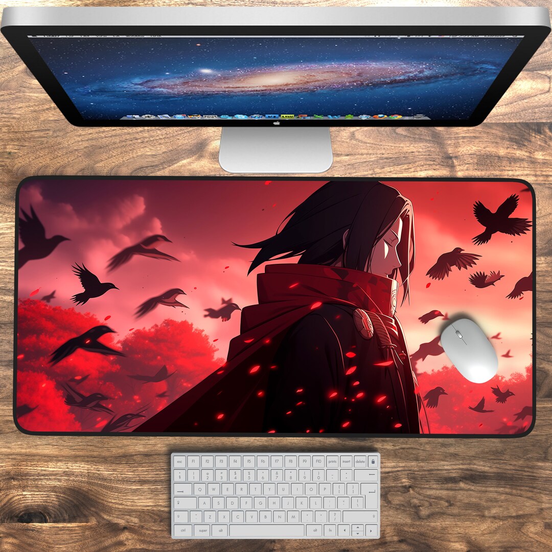 Anime Desk Mat Gaming Mouse Pad, Gamer Gift for Him, Anime Desk Pad ...
