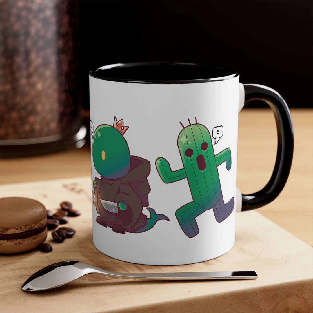 Final Fantasy Mug, JRPG Gift Tonberry Chocobo Cactuar Kupo FF Gaming ...