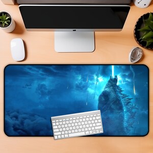 Godzilla Desk Mat Sci-fi Extra Large Mouse Pad Gaming, XXL Desk Pad ...