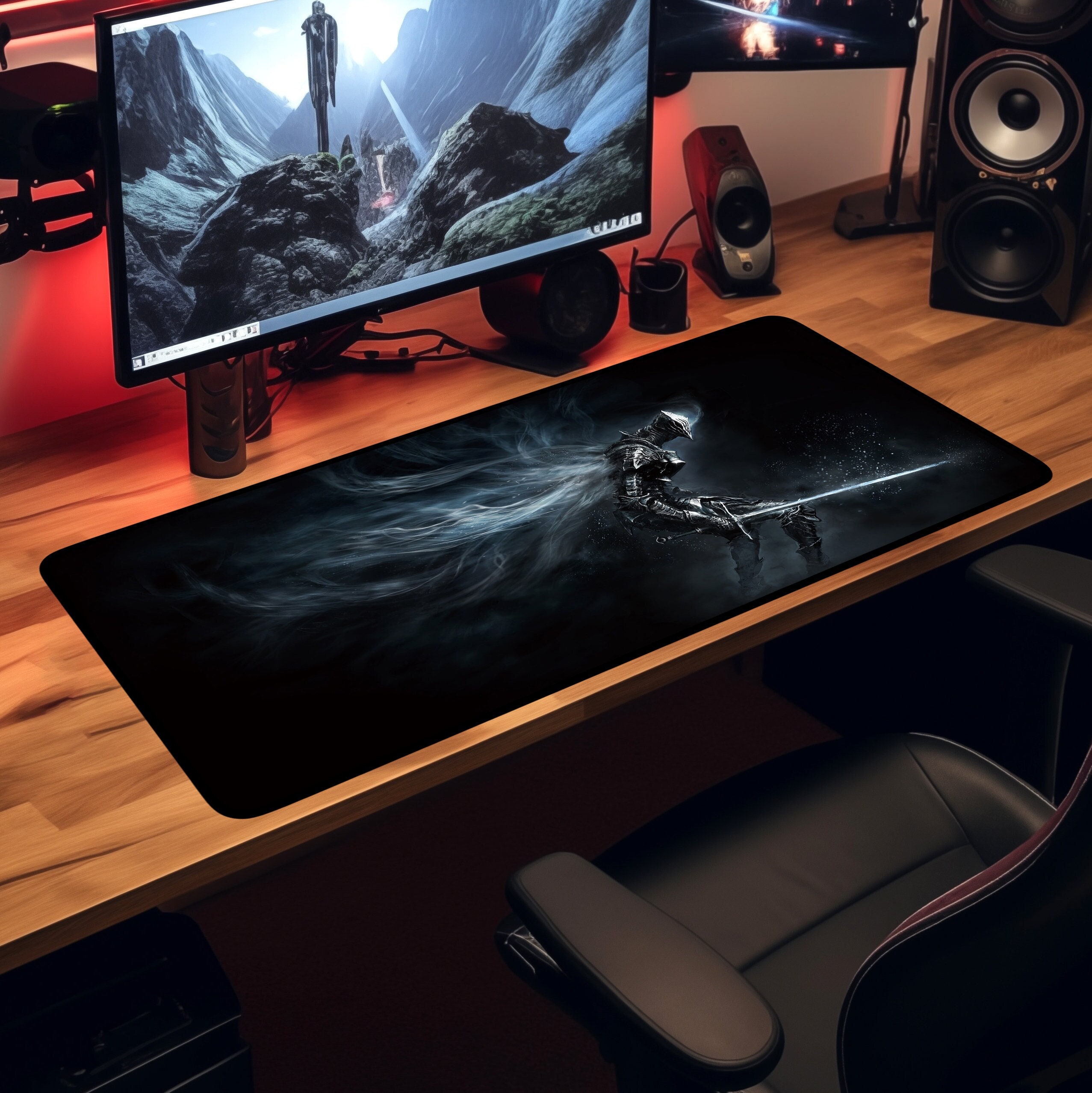 Darksouls Desk Pad, Desk Mat Game Mouse Pad, Gaming Keyboard Mat Pad ...