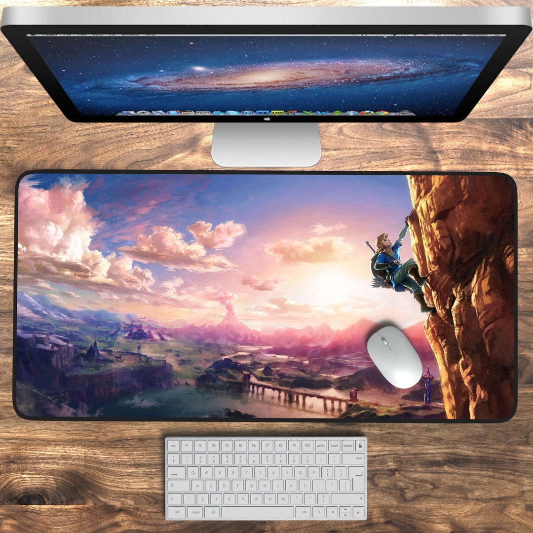 Zelda Desk Mat, Gaming Keyboard Mat Pad, Zelda Gaming Mouse Mat ...