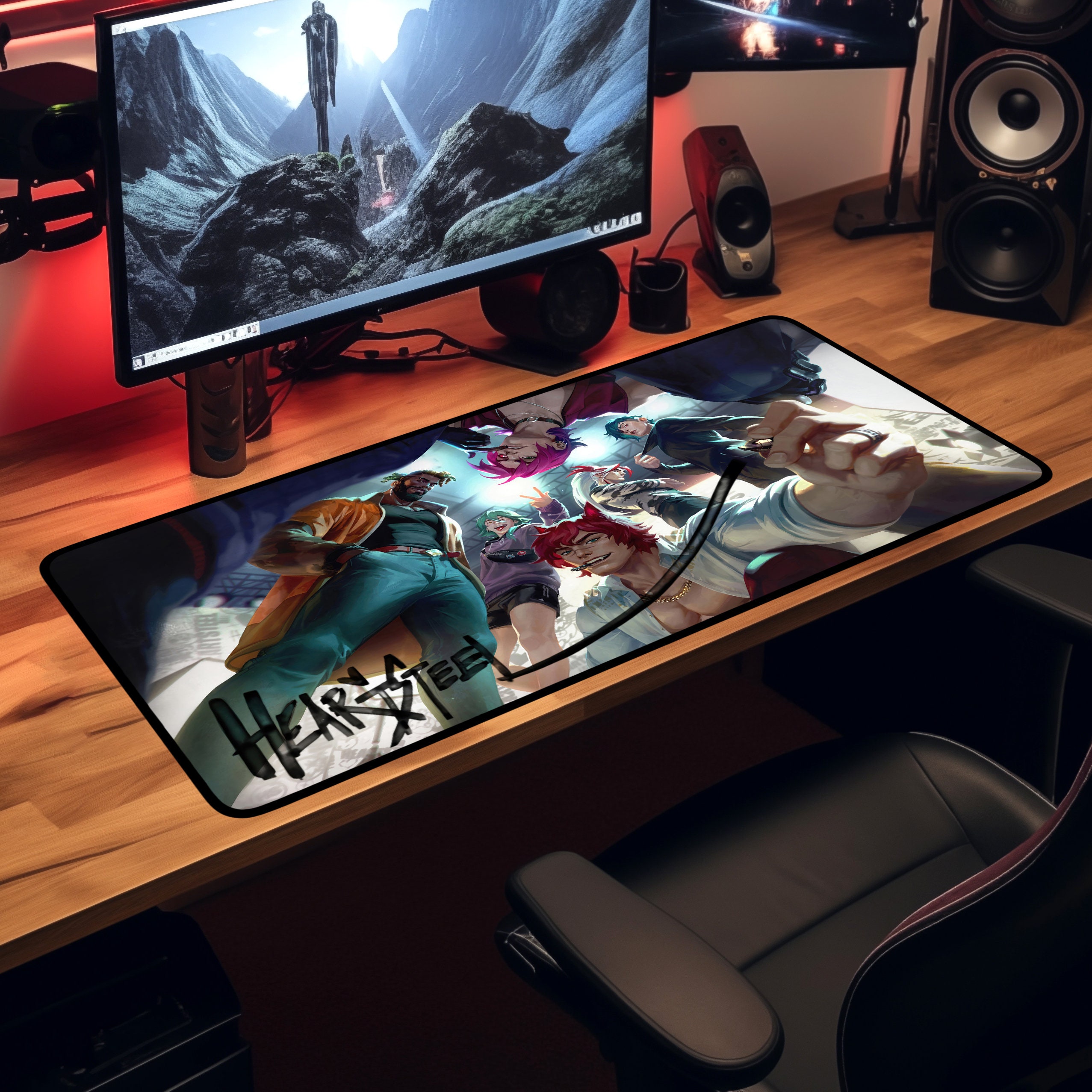 League of Legends Desk Mat, HEARTSTEEL Signed Gaming Desk Mat, XXL ...