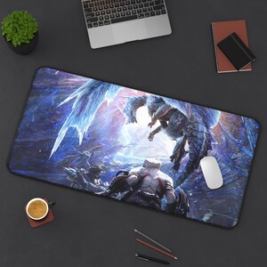 MHW Gaming Desk Mat XL, Large Desk Pad, Monster Hunter XXL Mouse Pad ...