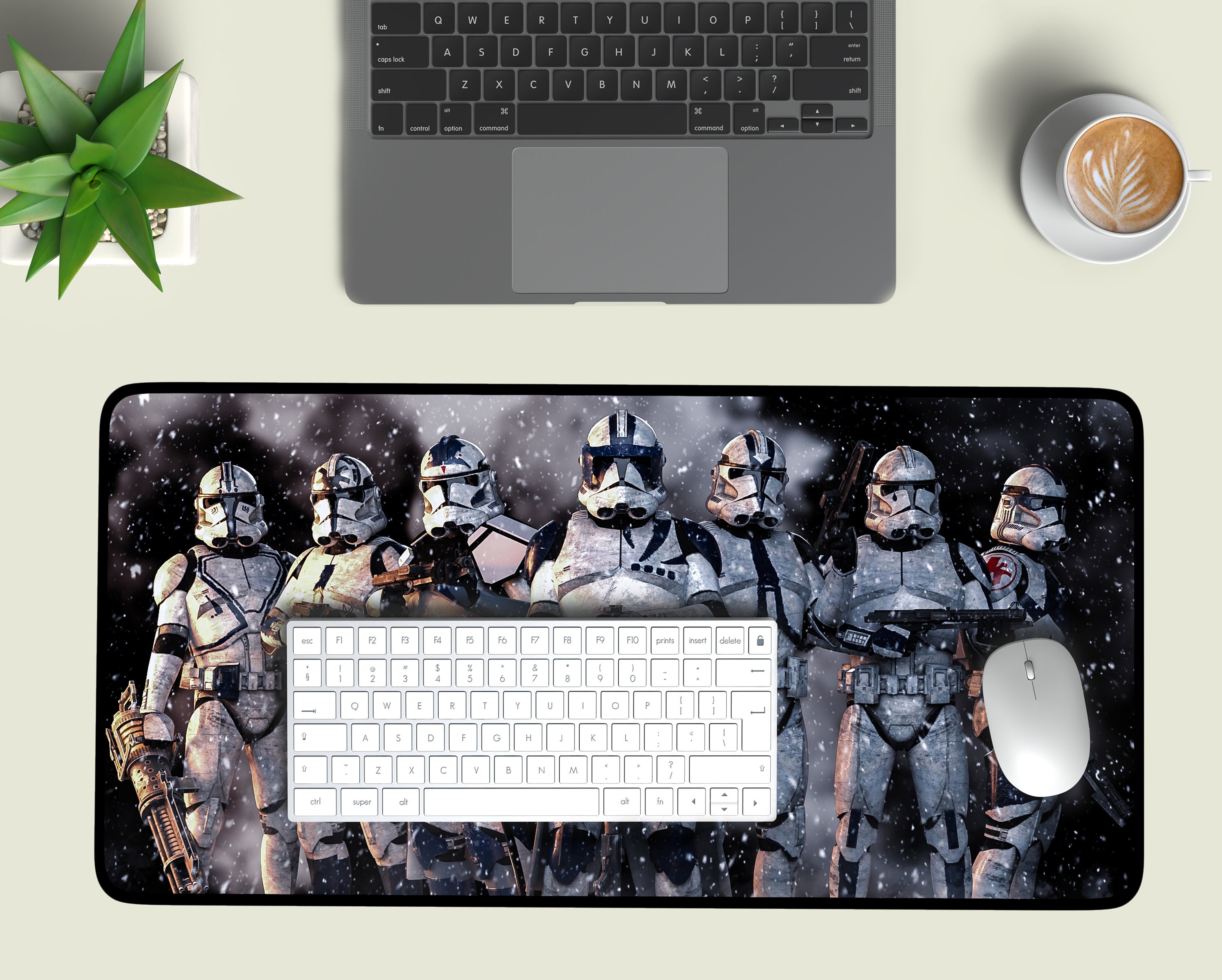 Stormtroopers Desk Mat, Sci-fi Extra Large Mouse Pad, Mouse Mat, Desk ...