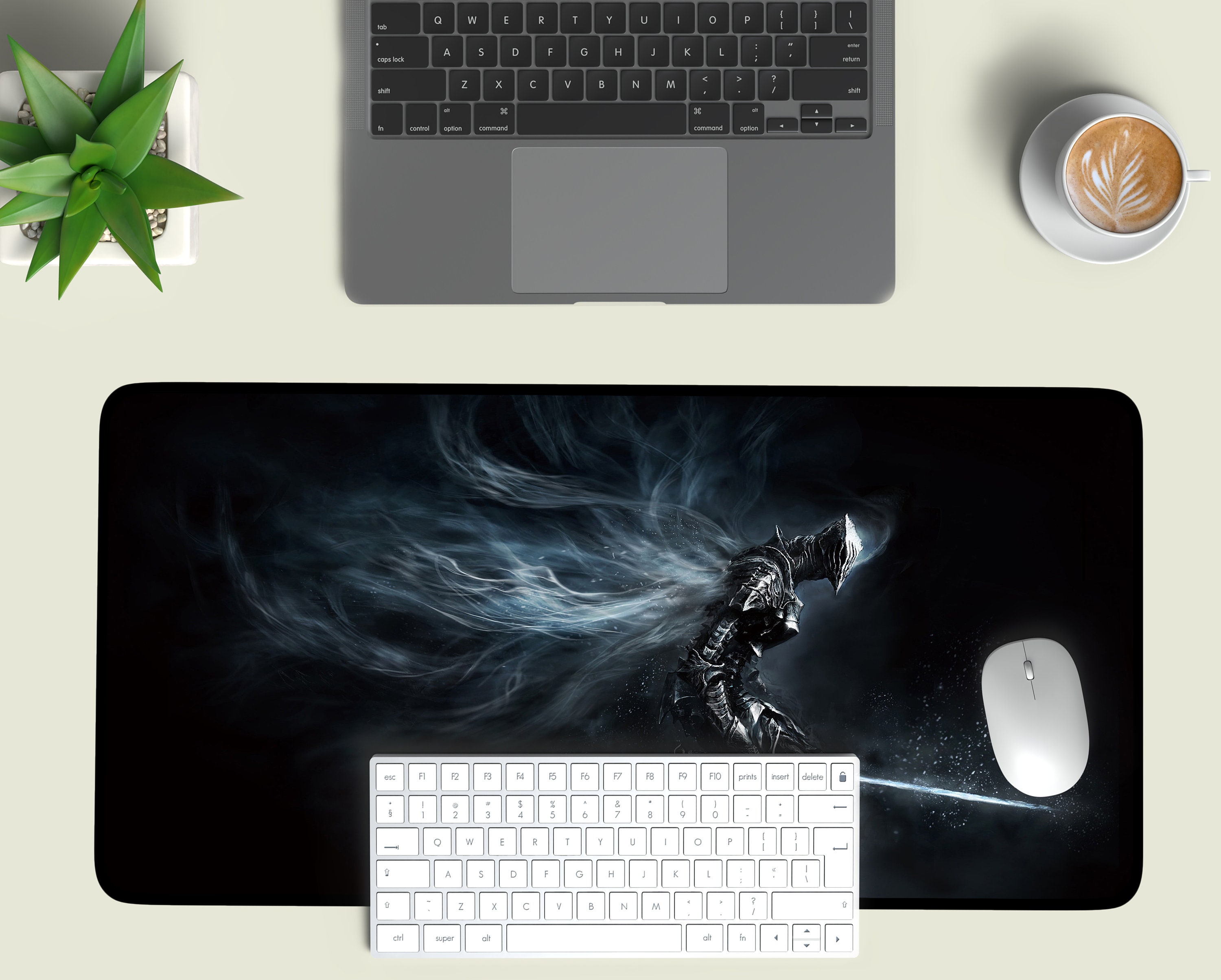 Darksouls Desk Pad, Desk Mat Game Mouse Pad, Gaming Keyboard Mat Pad ...