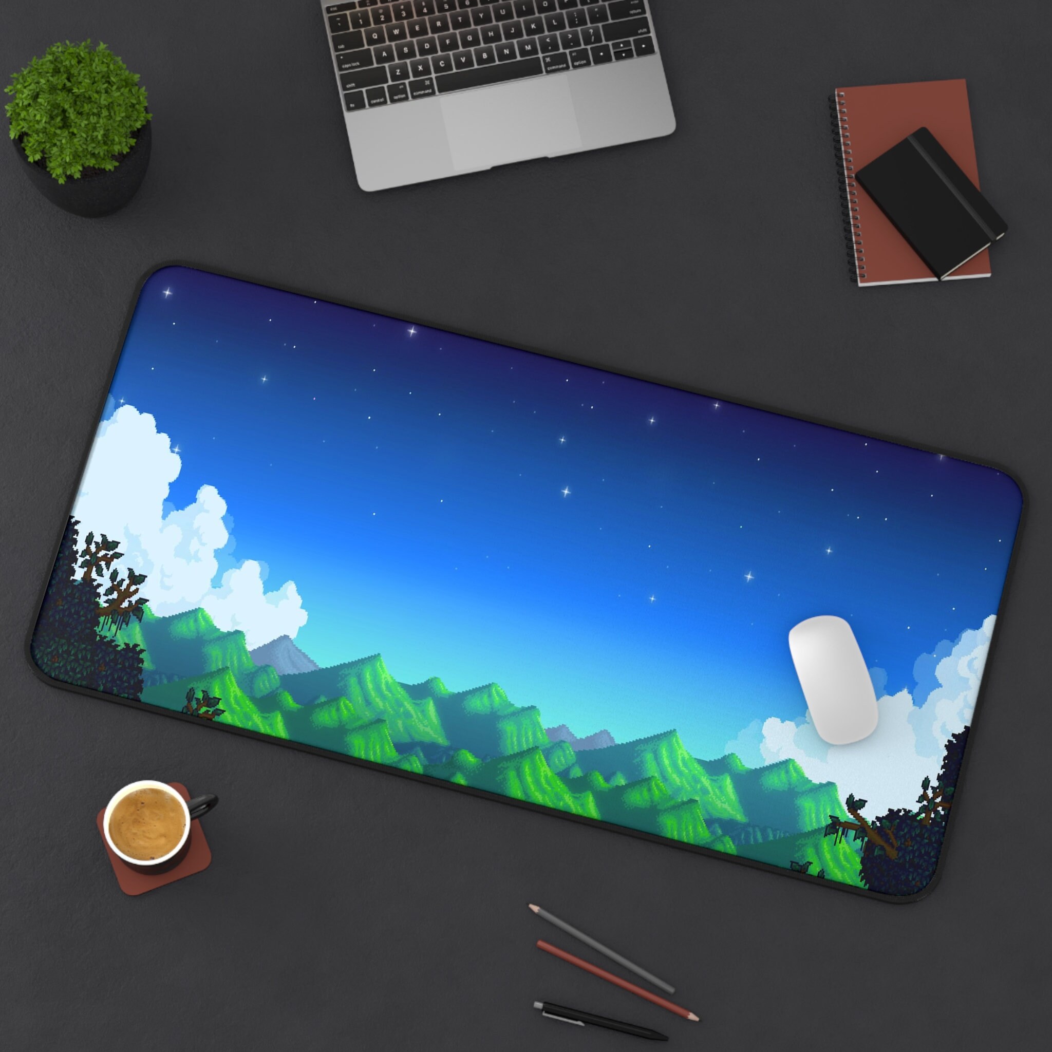 Stadew Desk Mat, Pixel Art Extra Large Mouse Pad, Gaming Mouse Pad XXL ...