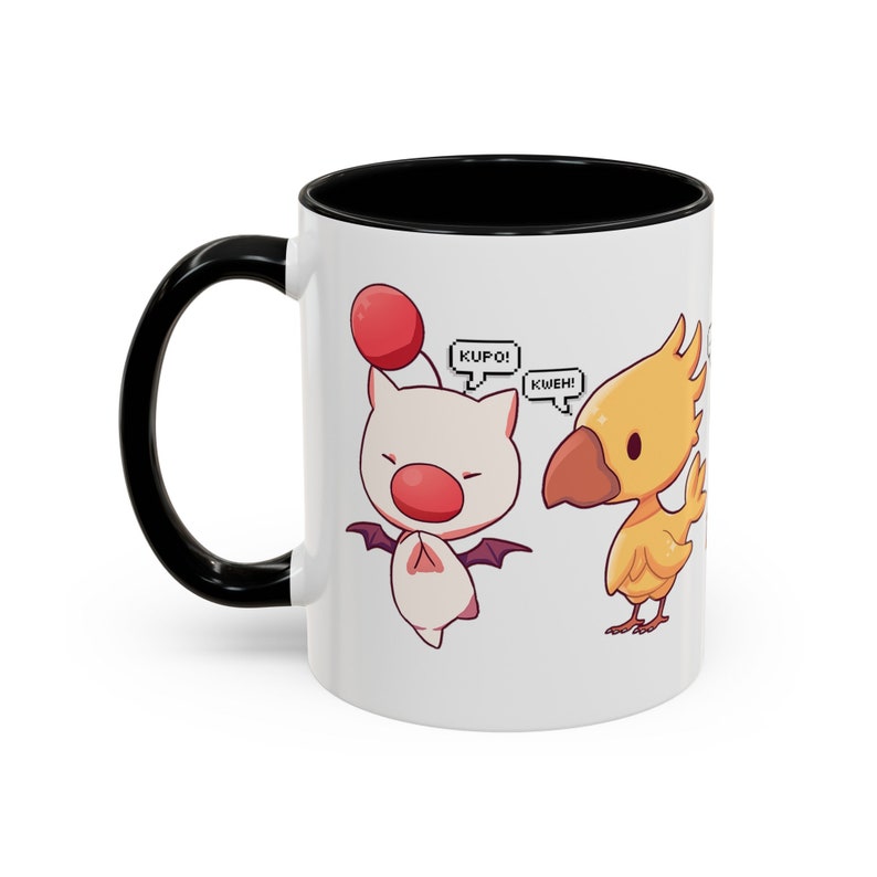 Final Fantasy Mug, JRPG Gift Tonberry Chocobo Cactuar Kupo FF Gaming ...