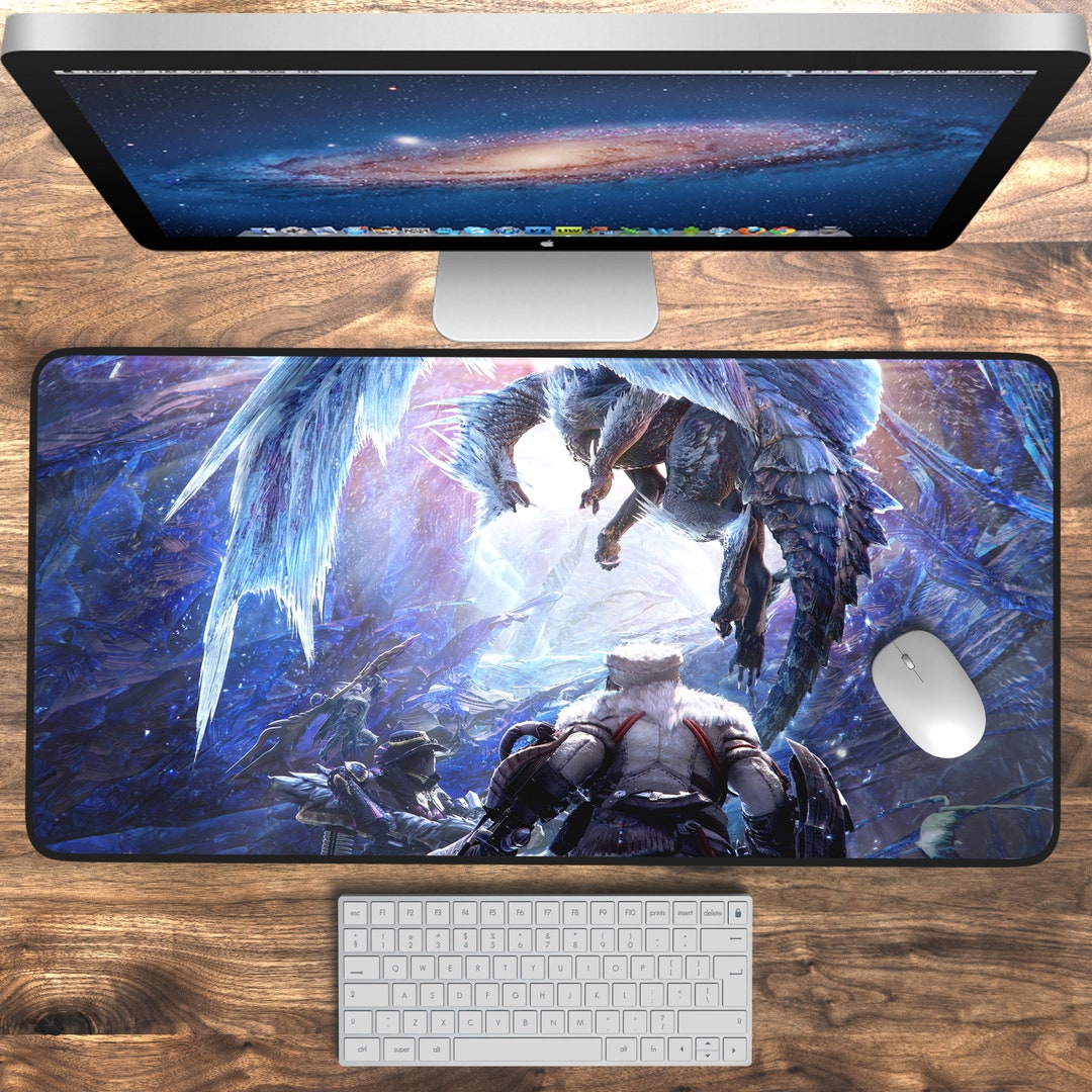 MHW Gaming Desk Mat XL, Large Desk Pad, Monster Hunter XXL Mouse Pad ...
