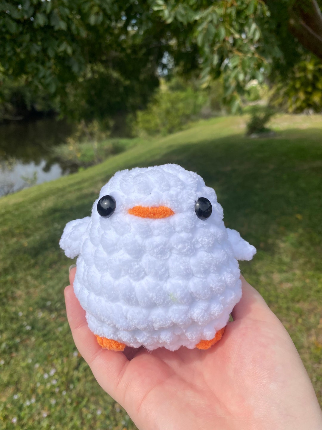 Crochet Chonky Duck Plushie Handmade Amigurumi - Etsy