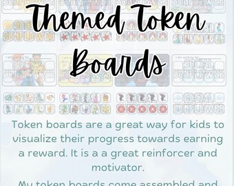 Editable Token Boards FAIRYTALES Little Red Riding Hood Special ...