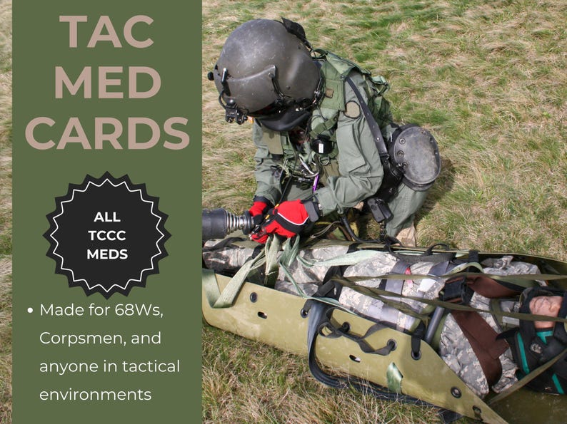 Tactical Medicine Pharmacology Flashcards | Tactical Combat Casualty ...