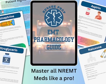 Digital Download - EMT and NREMT Study Guide From Before the Call - Etsy