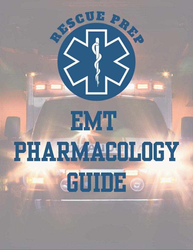 The Ultimate EMT Pharmacology Study Guide - Etsy