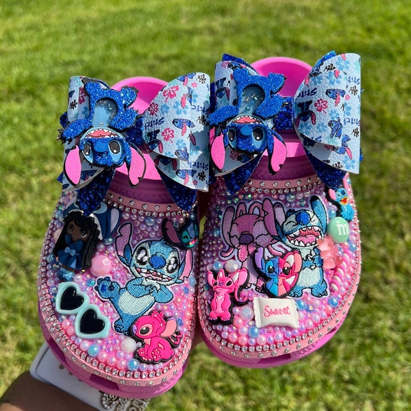 Stitch Crocs for Kids - Etsy
