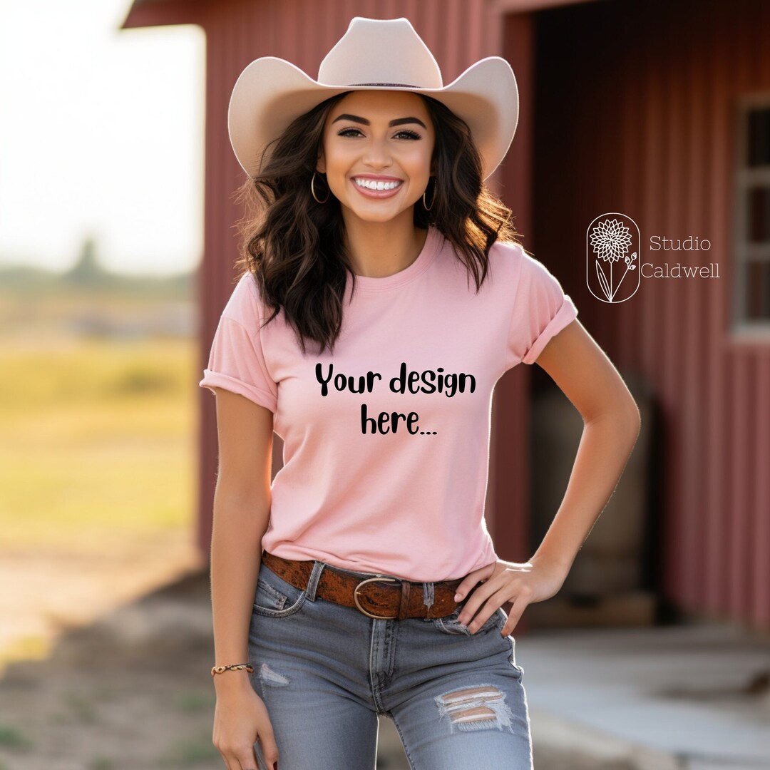 Gildan 64000 Mockup Pink Gildan 64000 Mockup Bundle Gildan 64000 Mock ...