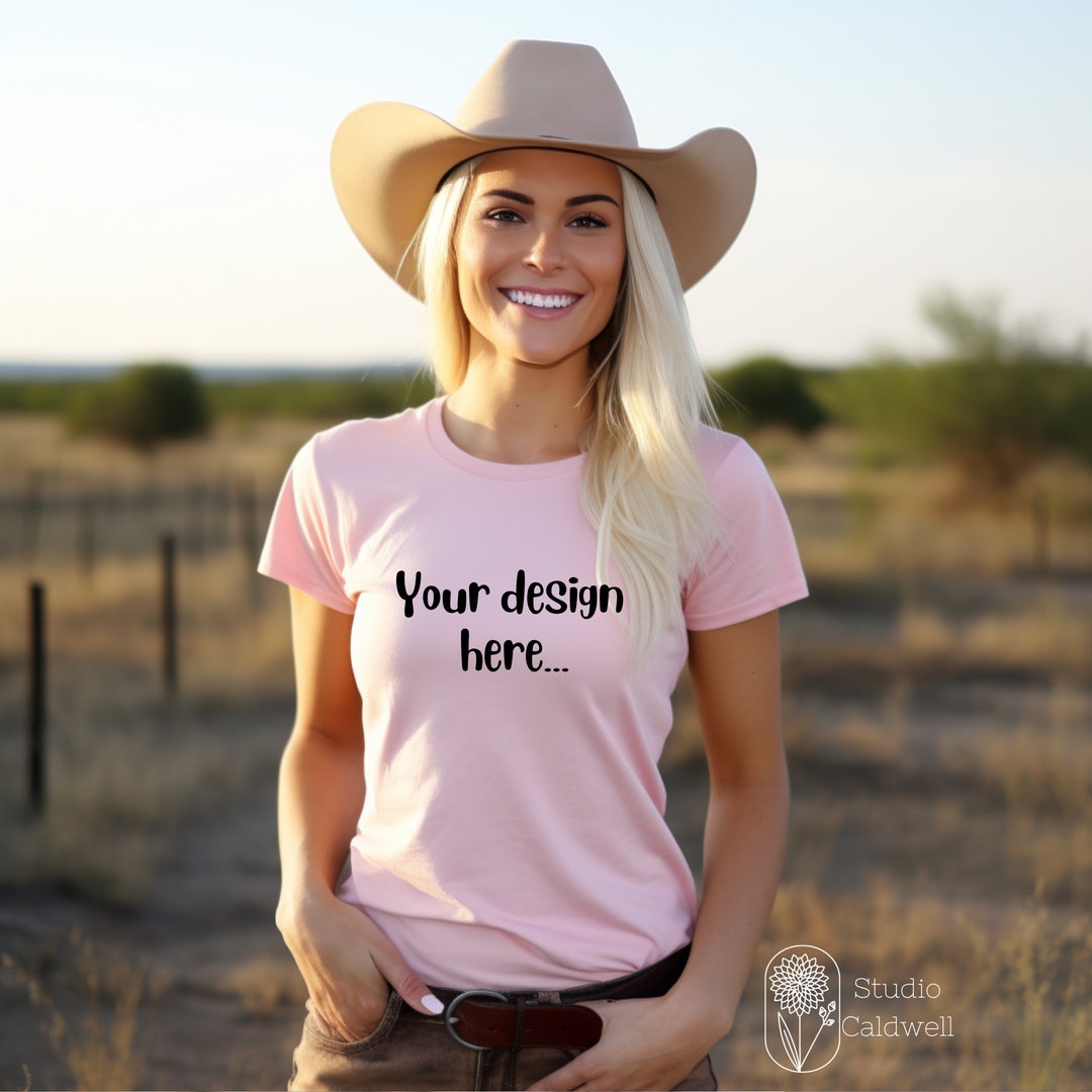 Gildan 64000 Mockup Pink Gildan 64000 Mock-up Bundle Gildan 64000 Mock ...