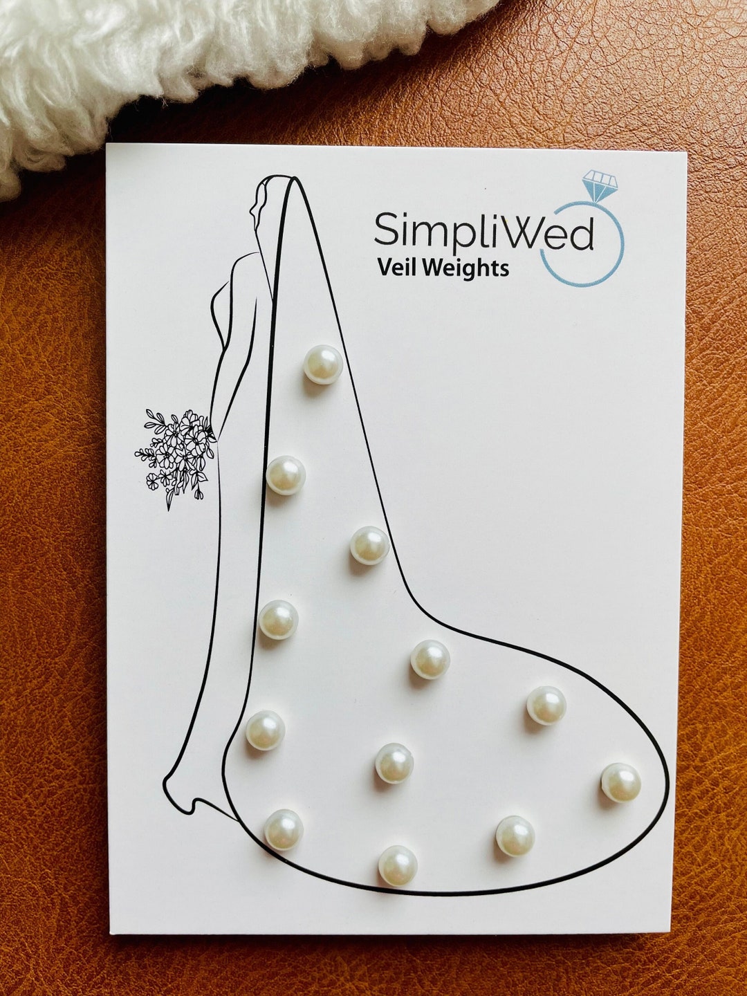 Pearl Veil Weights Set of 12 Magnetic Veil Weights Wedding Veil Weights ...