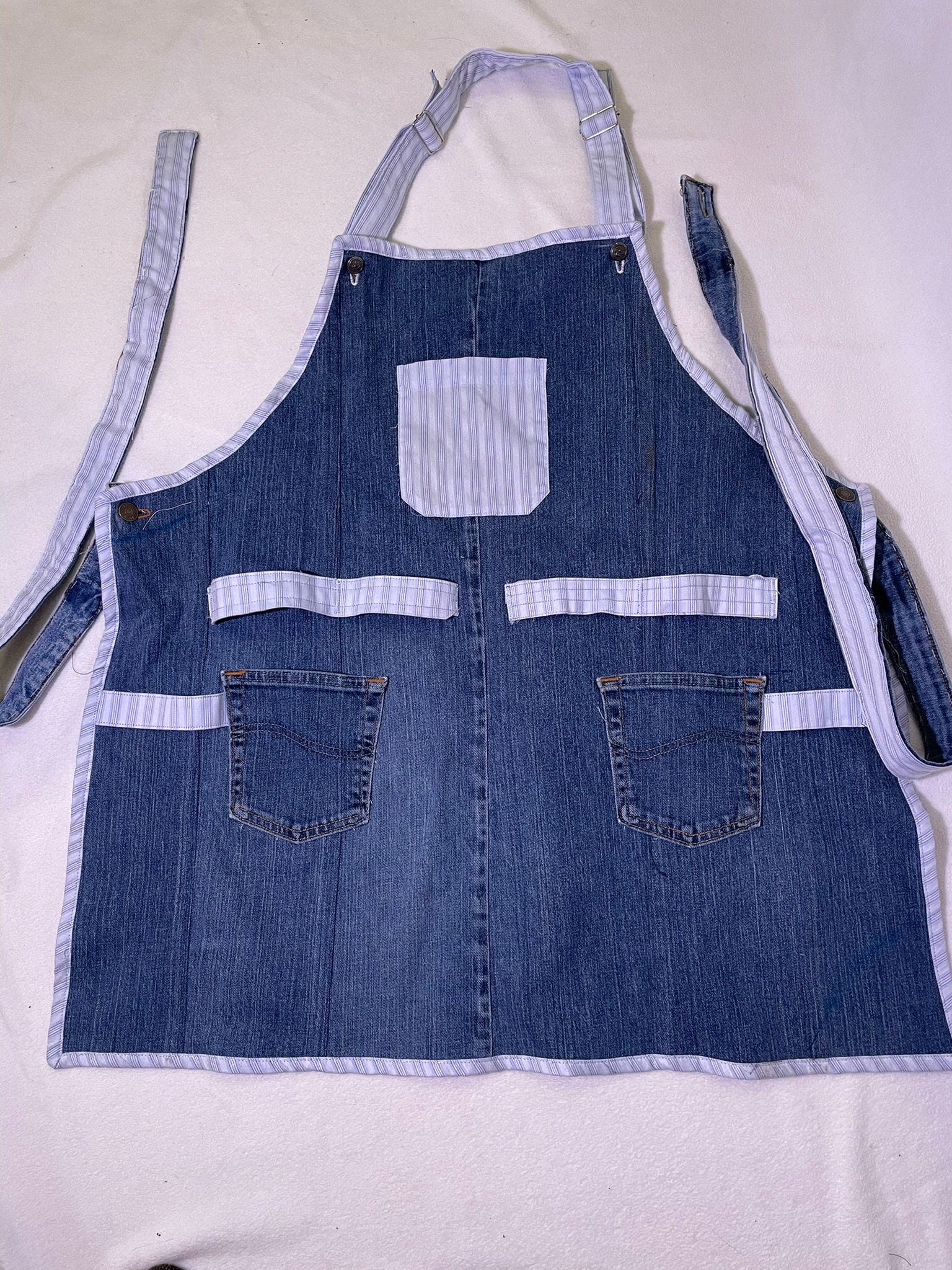 Handmade Denim Apron - Etsy
