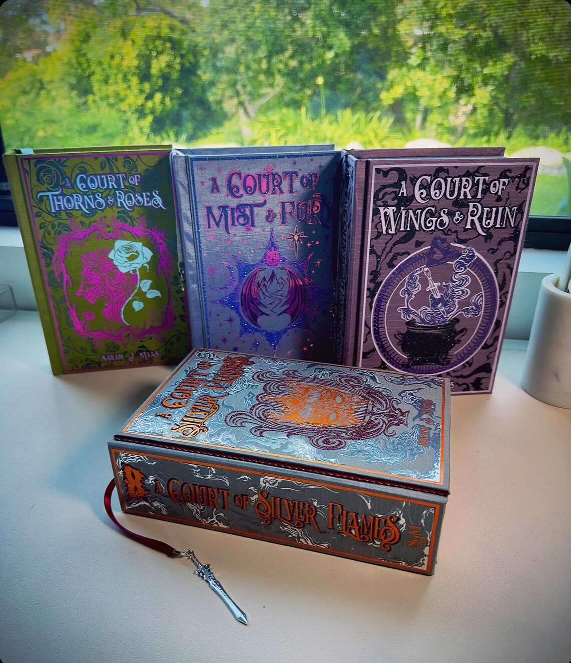 Custom Rebind of A Court of Silver Flames ACOSF by Sarah J. Maas SJM - Etsy