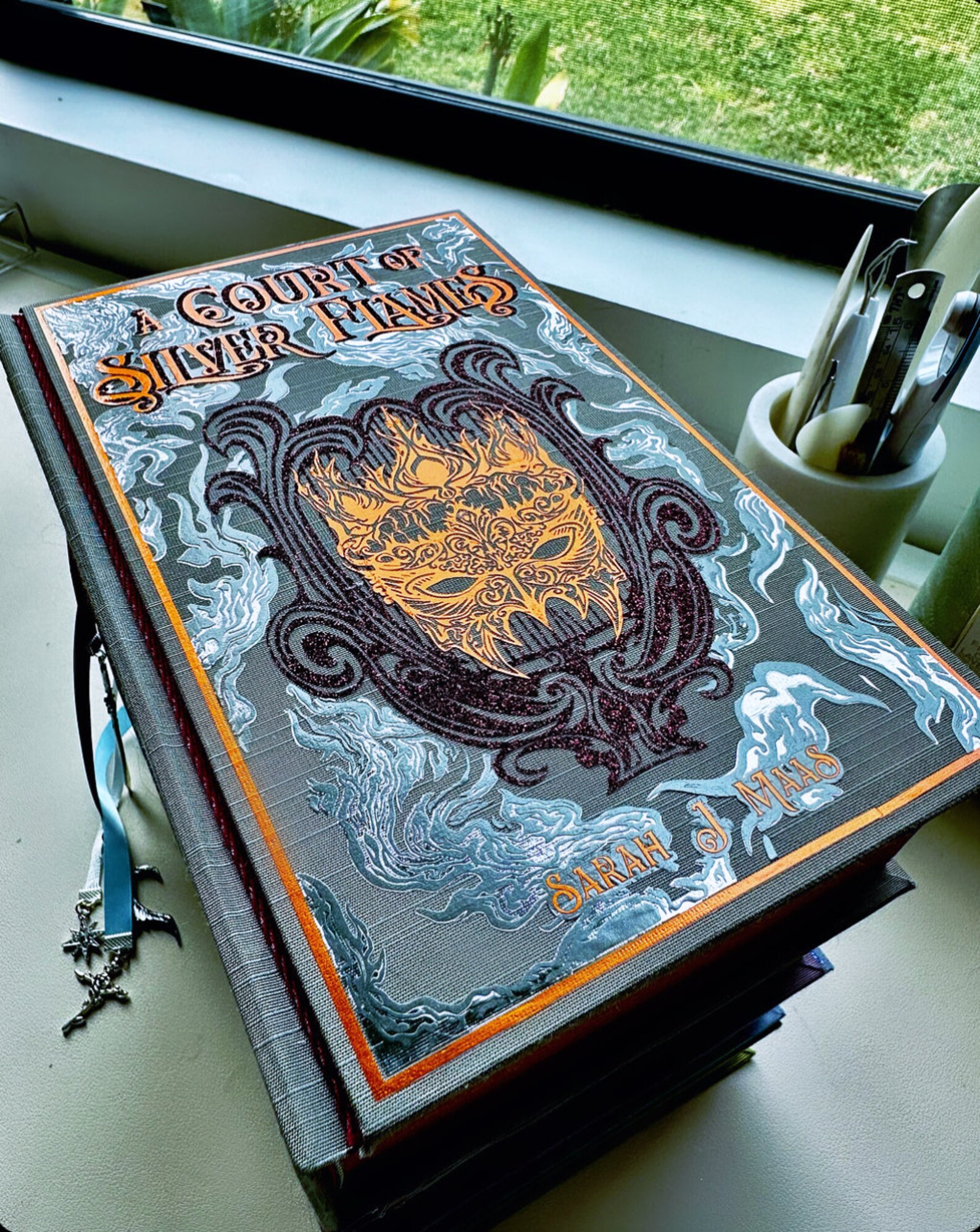 Custom Rebind of A Court of Silver Flames ACOSF by Sarah J. Maas SJM - Etsy