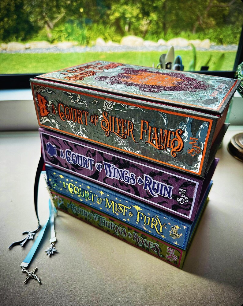 Custom Rebind of A Court of Silver Flames ACOSF by Sarah J. Maas SJM - Etsy