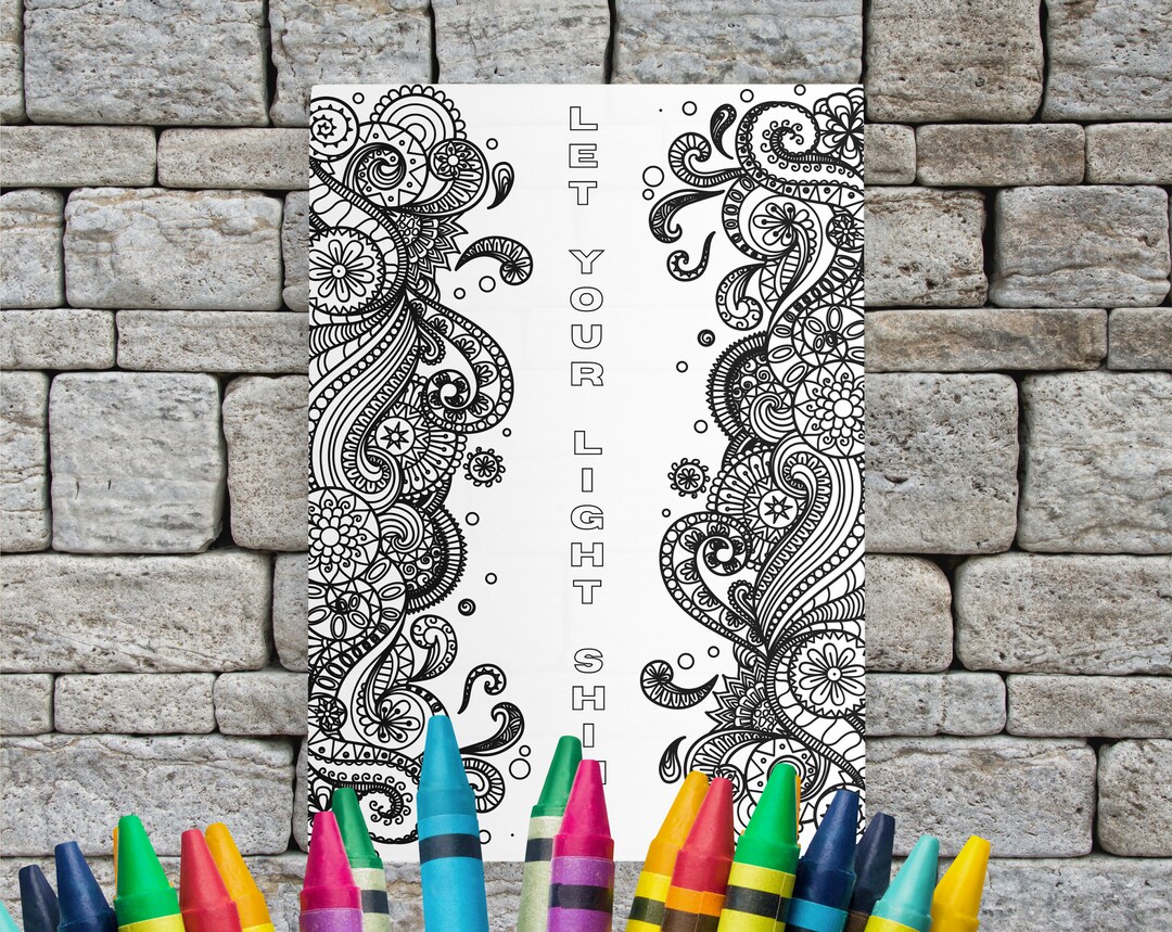 Zentangle Coloring Pages Coloring Pages for Adults Digital Downloads ...