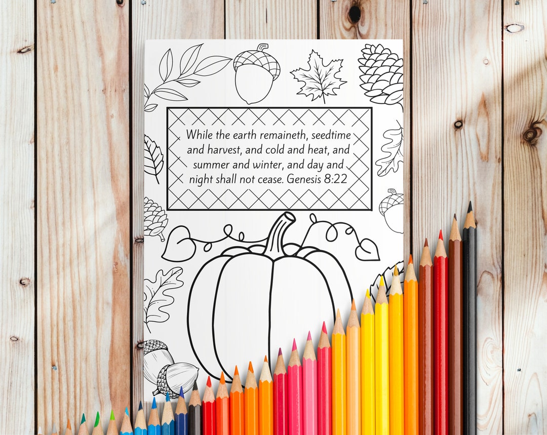 Fall Coloring Pages Printable Bible Coloring Pages Coloring Pages for ...