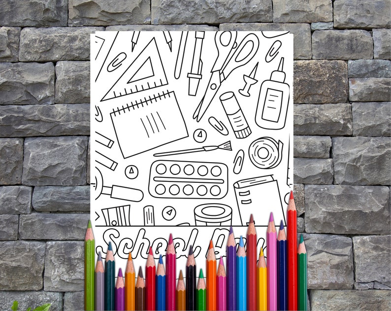 Waldorf Coloring Pages Waldorf Kindergarten Kids Coloring Pages Digital ...