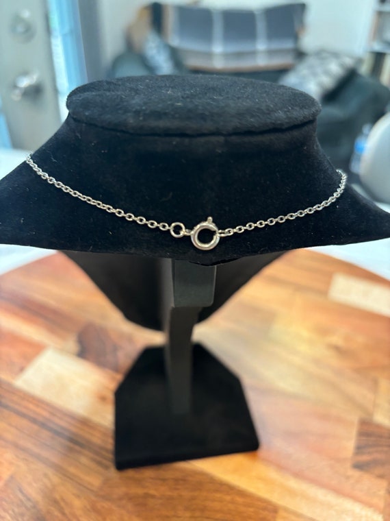 Beautiful hand crafted Vintage chain & glass bead nec… - Gem