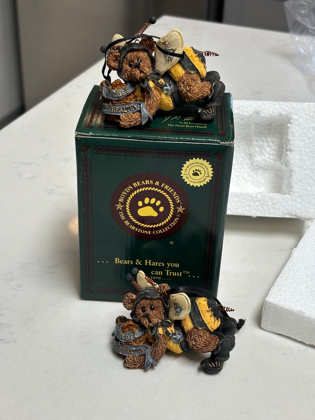 Vintage Boyd’s Bears Figurines - Doc Buzzby (2) - Etsy