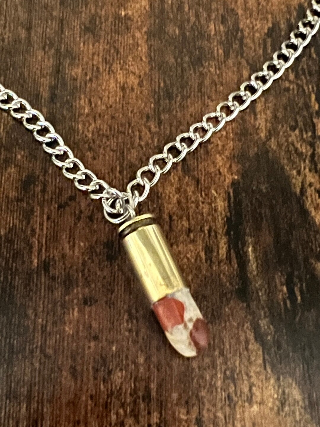 9mm Brass Recycled Casing With a Pudding Stone - Etsy