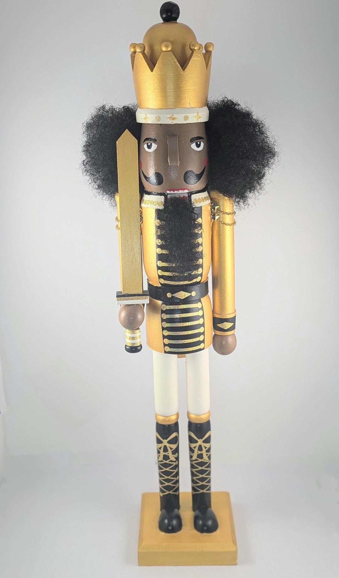 Black Nutcracker African American Nutcracker Drummer Hand Painted Nutcrackers Christmas Decor ...