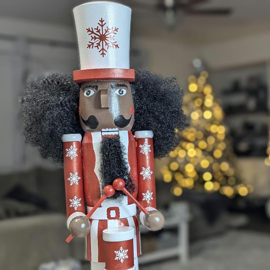 Black Nutcracker - African American Nutcracker - Drummer - Hand Painted ...