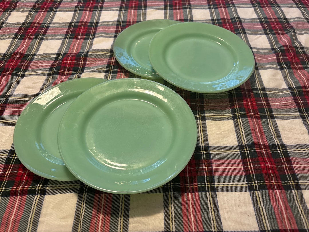 Set of 4 Fire King Jadeite 9 Restaurant Ware/oven Ware - Etsy