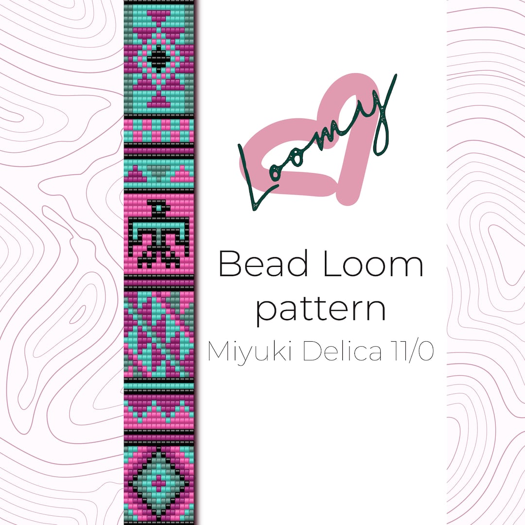 Thunderbird Bead Loom Pattern – Native Bracelet Design (PDF Pattern) - Etsy