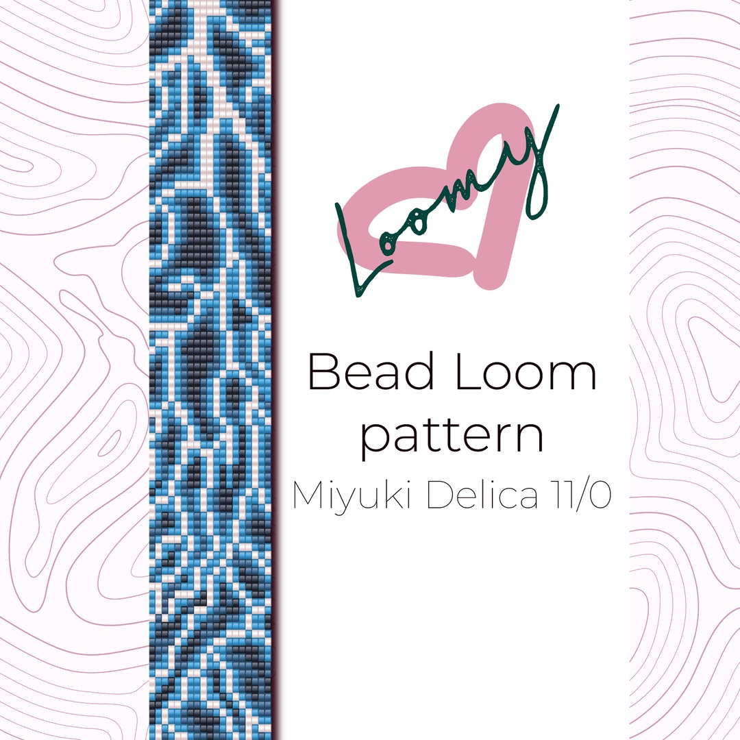 Thunder Bolt - Bead Loom Pattern - Loom Bracelet Pattern - Loom Beading ...
