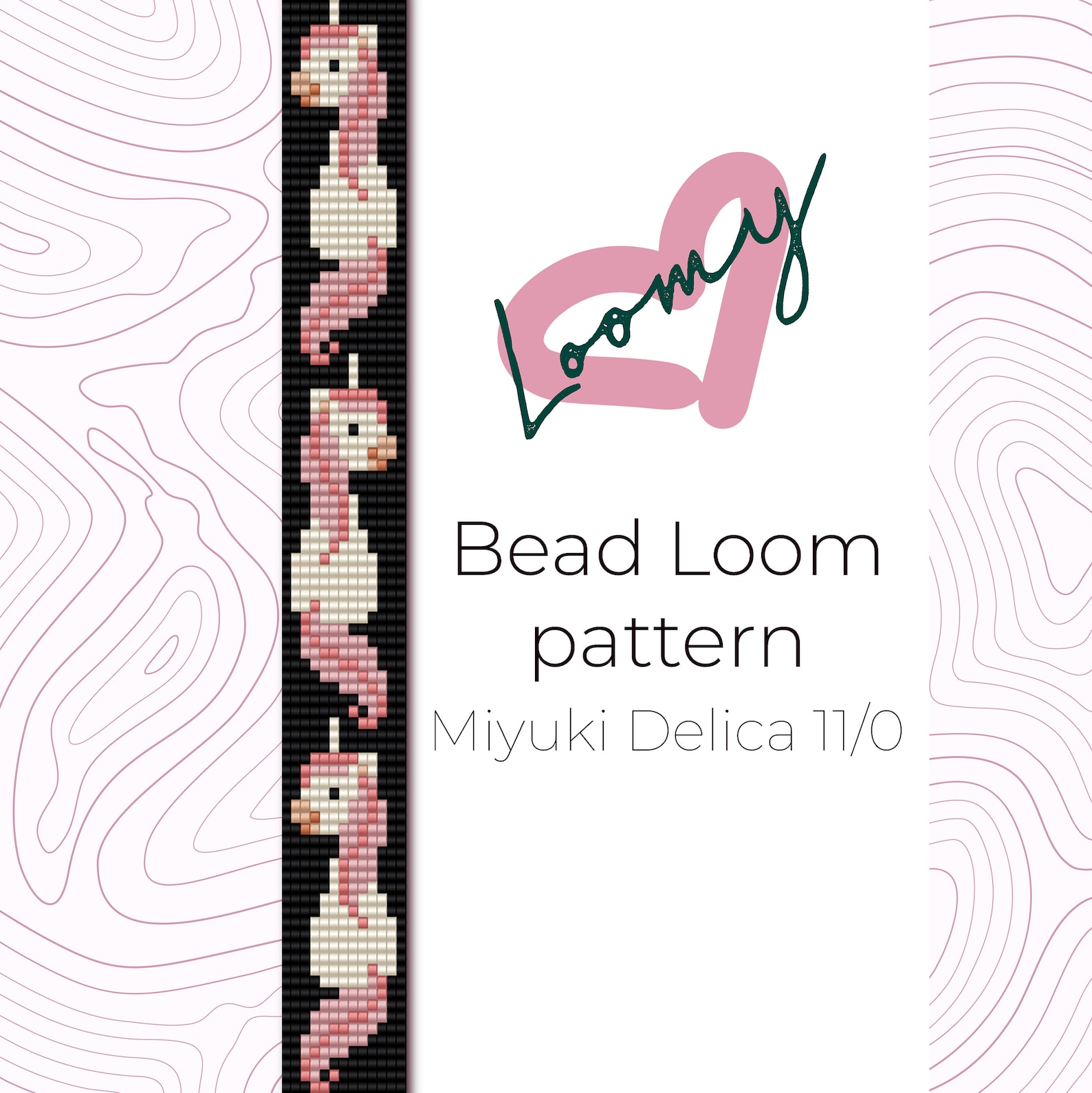 Narrow Unicorns Bead Loom Pattern Loom Bracelet Pattern Loom Beading ...
