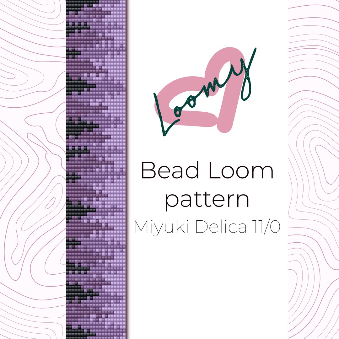 Winter Forest Horizontal - Bead Loom Pattern - Loom Bracelet Pattern ...