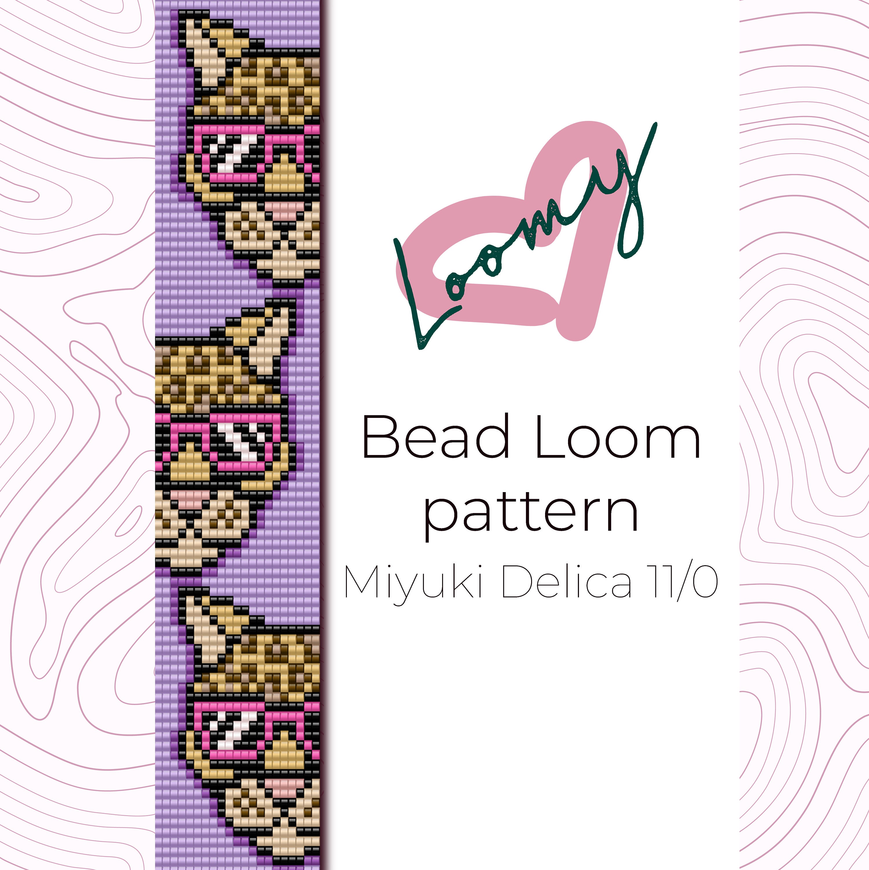 Cool Leopard Bead Loom Pattern Loom Bracelet Pattern Loom Beading ...
