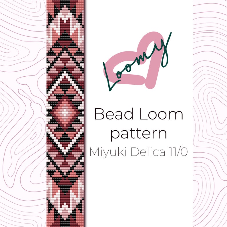 In Bloom Native Bead Loom Pattern Loom Bracelet Pattern - Etsy